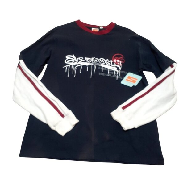Sideout | Shirts | Sideout Mens Long Sleeve 9s Y2k Skater Streetwear S ...
